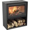 Contura 310 in Black with Cast Iron Door