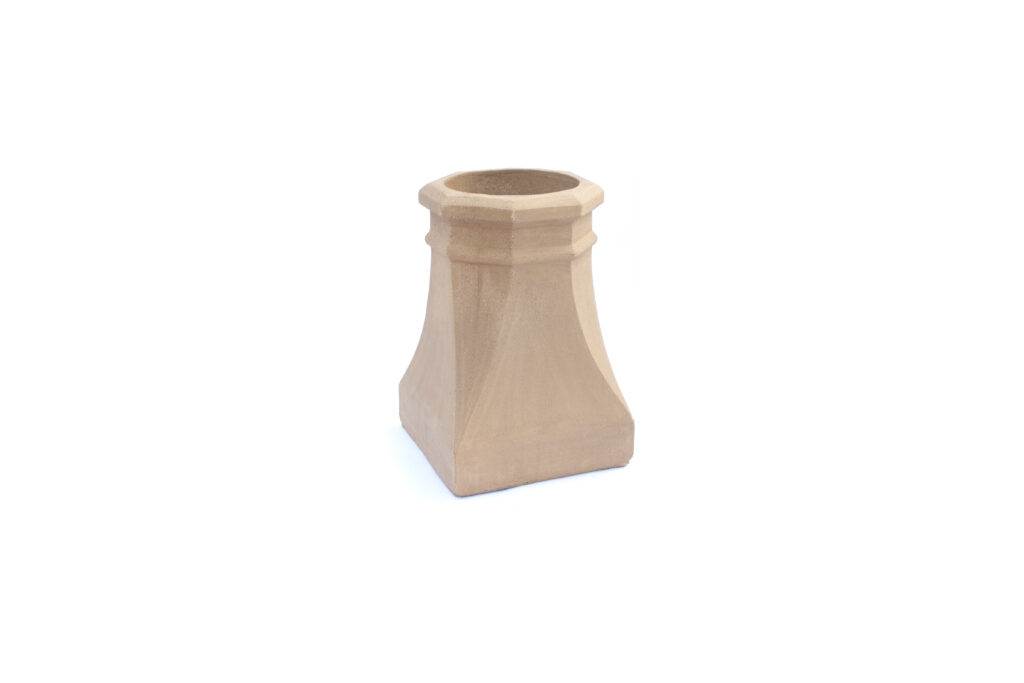 Octagon High Chimney Pot (450mm Buff) - Topstak