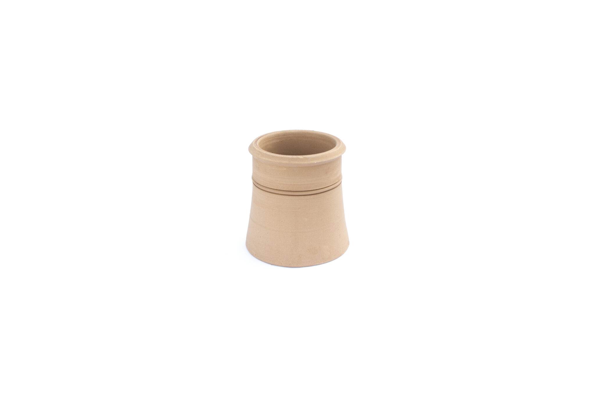 Contemporary Cannon Head Chimney Pot (300mm High Buff) - Topstak