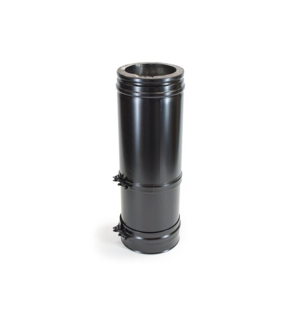 Adjustable Length 375-585mm - Schiedel ICS Twin Wall Flue - Black ...