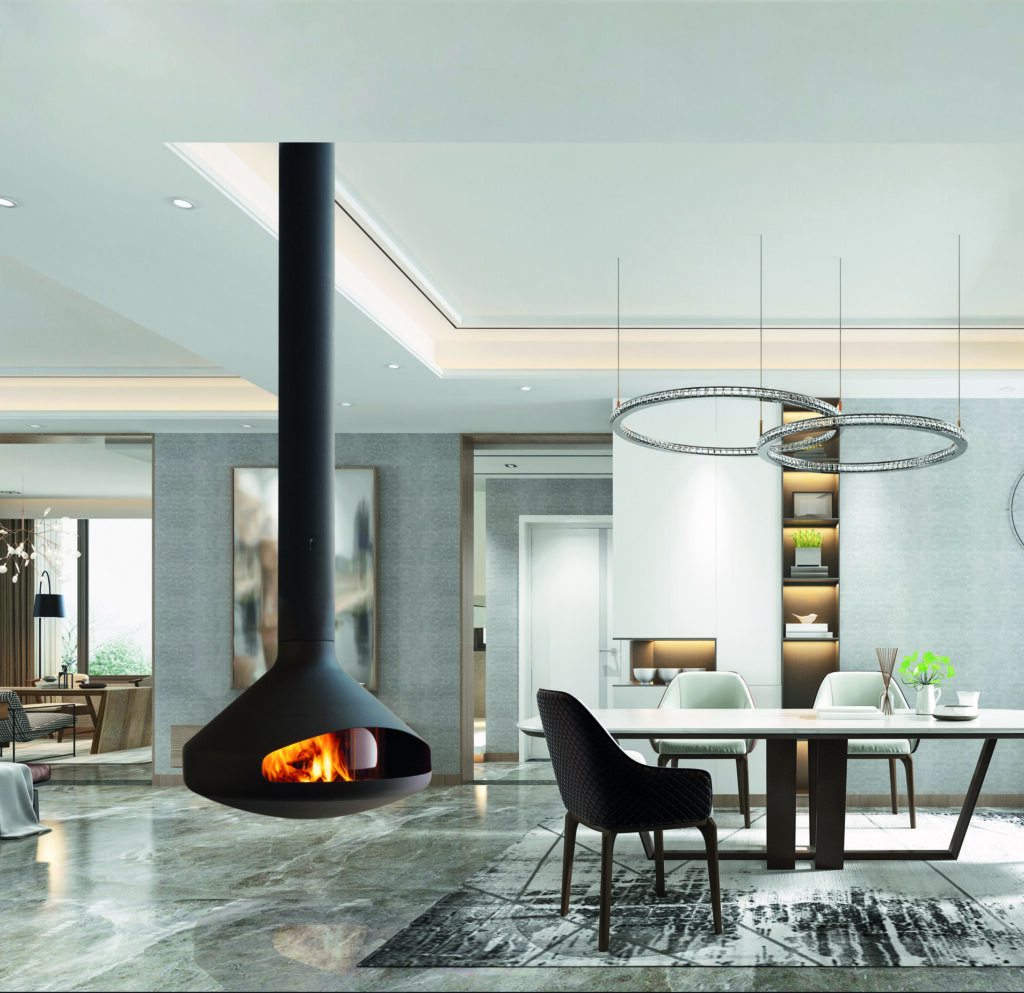 Suspended Stoves – Buy a Ceiling Hung Fire | Topstak