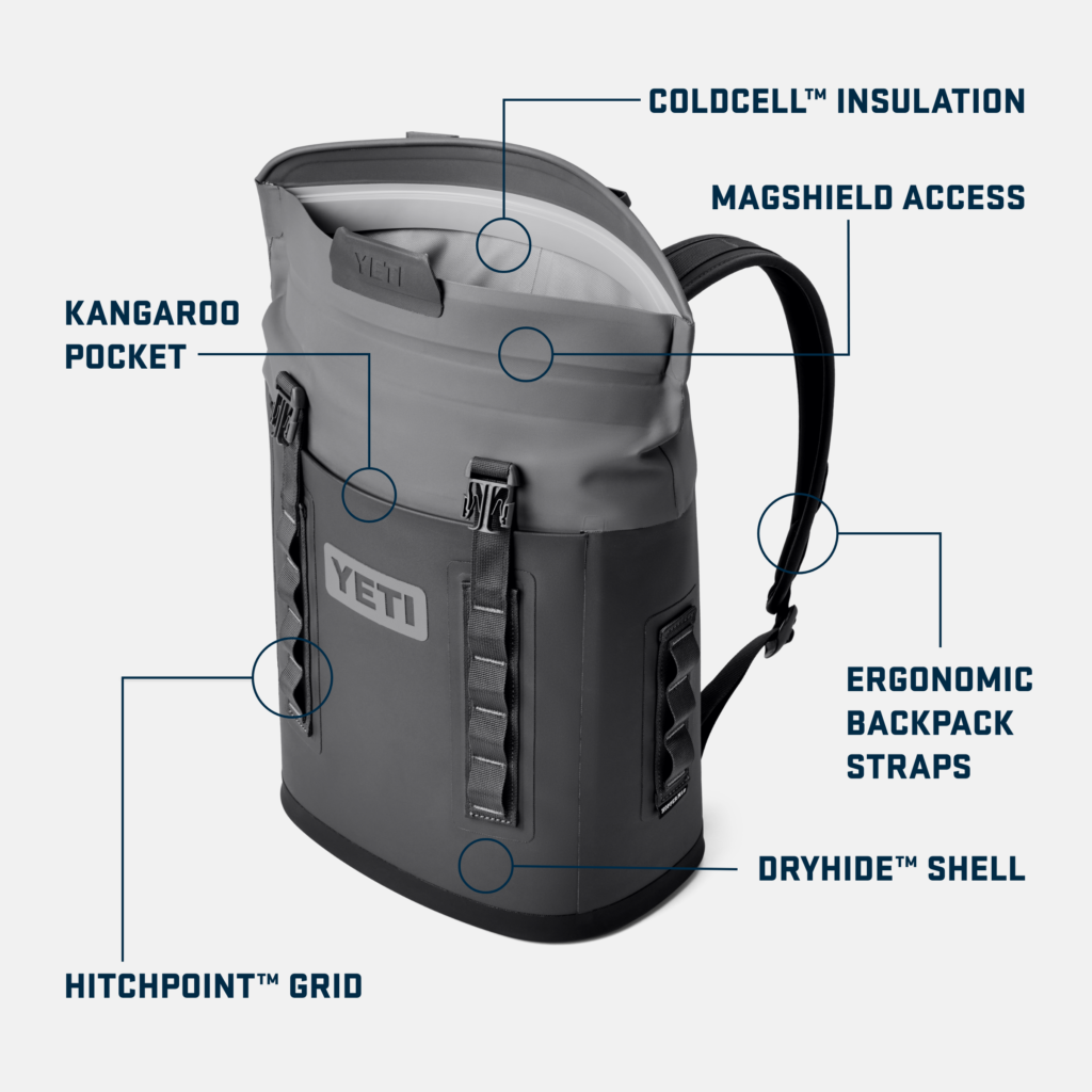 Yeti Hopper Backpack M20 Soft Cooler - Charcoal