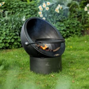 Tilted Sphere Fire Pit